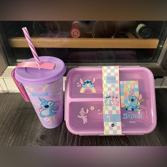 Disney | Kitchen | Nwt Lilo And Stitch Cup With Straw 70ml And Stitch ...